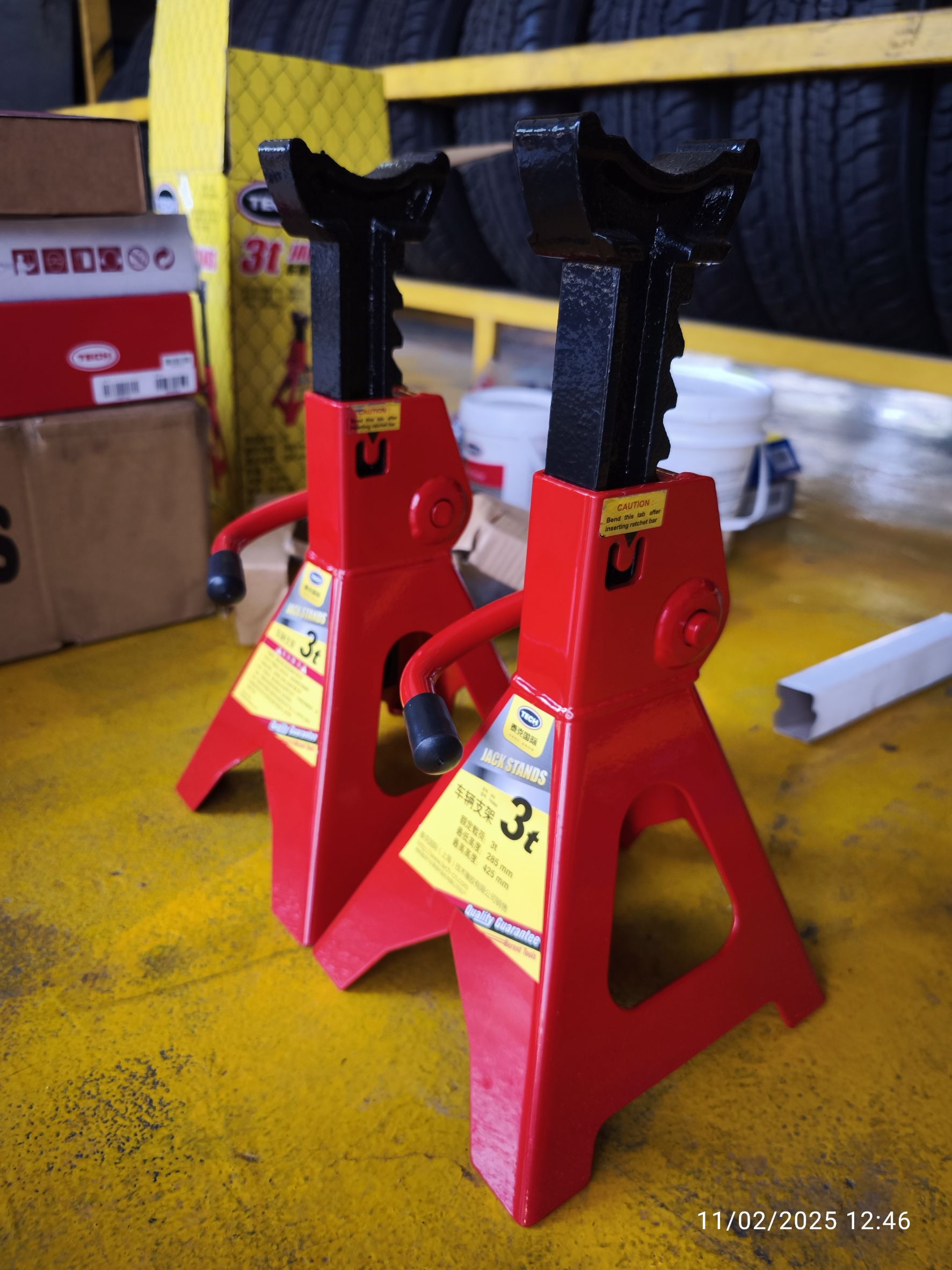 TJ-3T ขาตั้งรถยนต์ 3 ตัน จำนวน 1 คู่ – 468automate